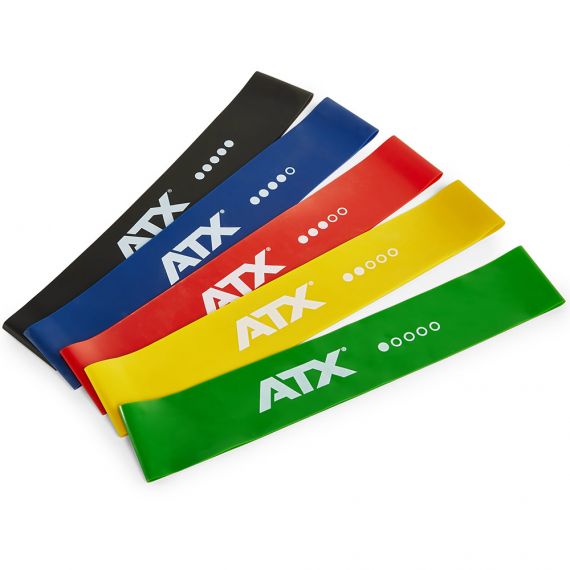 ATX® Mini Loop bands in 5 strengths – motion sports